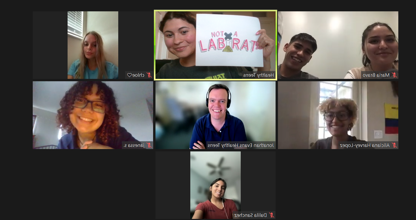 We are not lab rats! - Healthy Teens